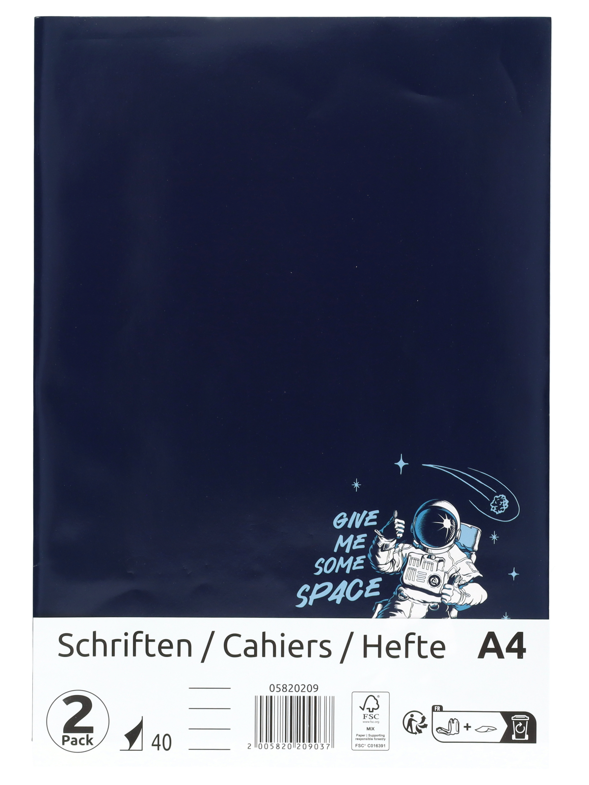 Cahiers lignés A4 2 pièces - Wibra Belgique - Vous faites ça bien.